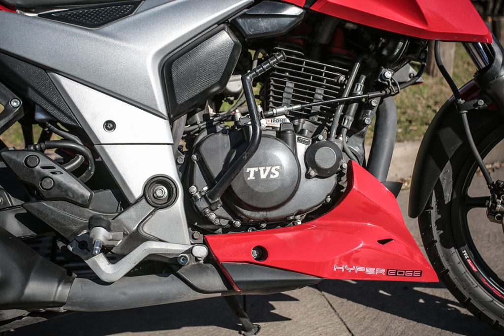 Supertest TVS RTR 160 día 4: Motor y caja