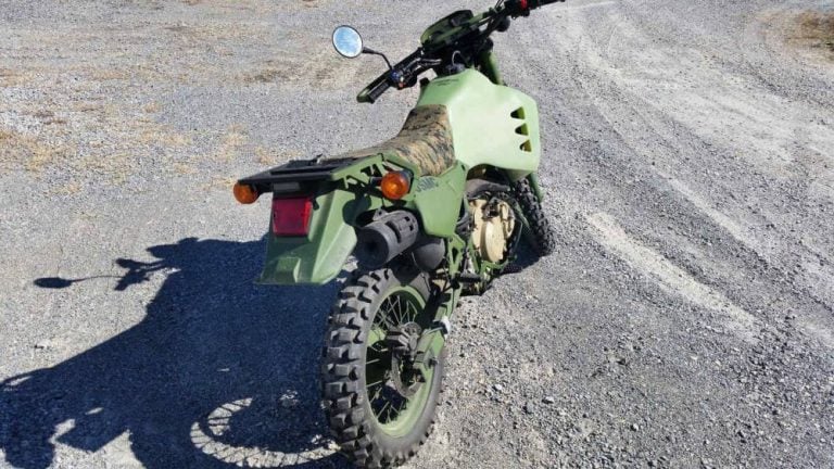 Conocé la Kawasaki KLR650 Diesel del ejército de EEUU