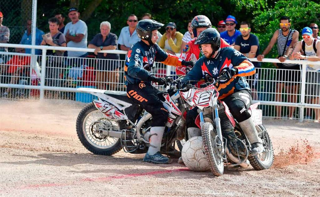 ¿Fútbol con motos? Conocé al Motoball, el deporte que une dos pasiones
