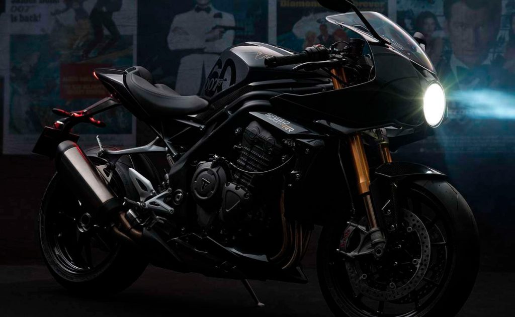Triumph Speed triple 1200 RR Bond Edition: 60 años del Agente 007