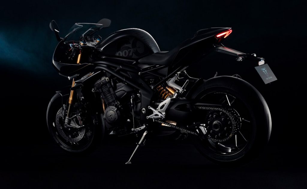 Triumph Speed triple 1200 RR Bond Edition: 60 años del Agente 007