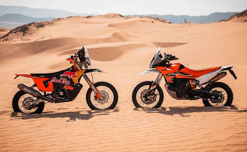 La KTM 890 Adventure R Rally llega en 2024 con una edición limitada