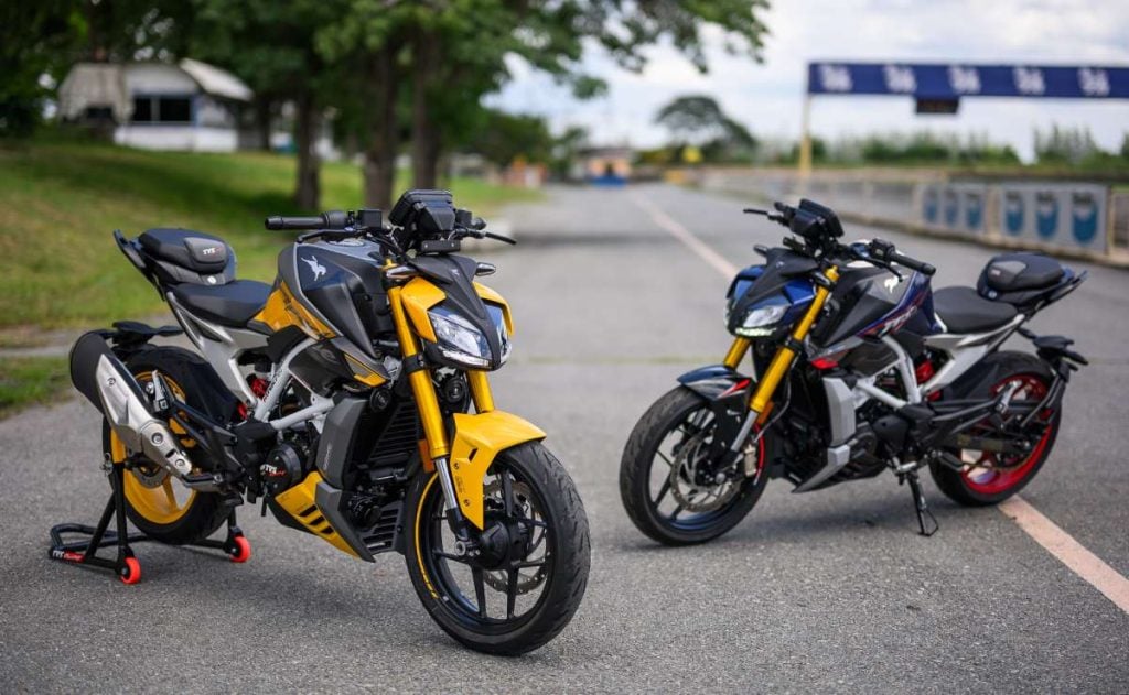 TVS RTR 310: lanzamiento, motor y características